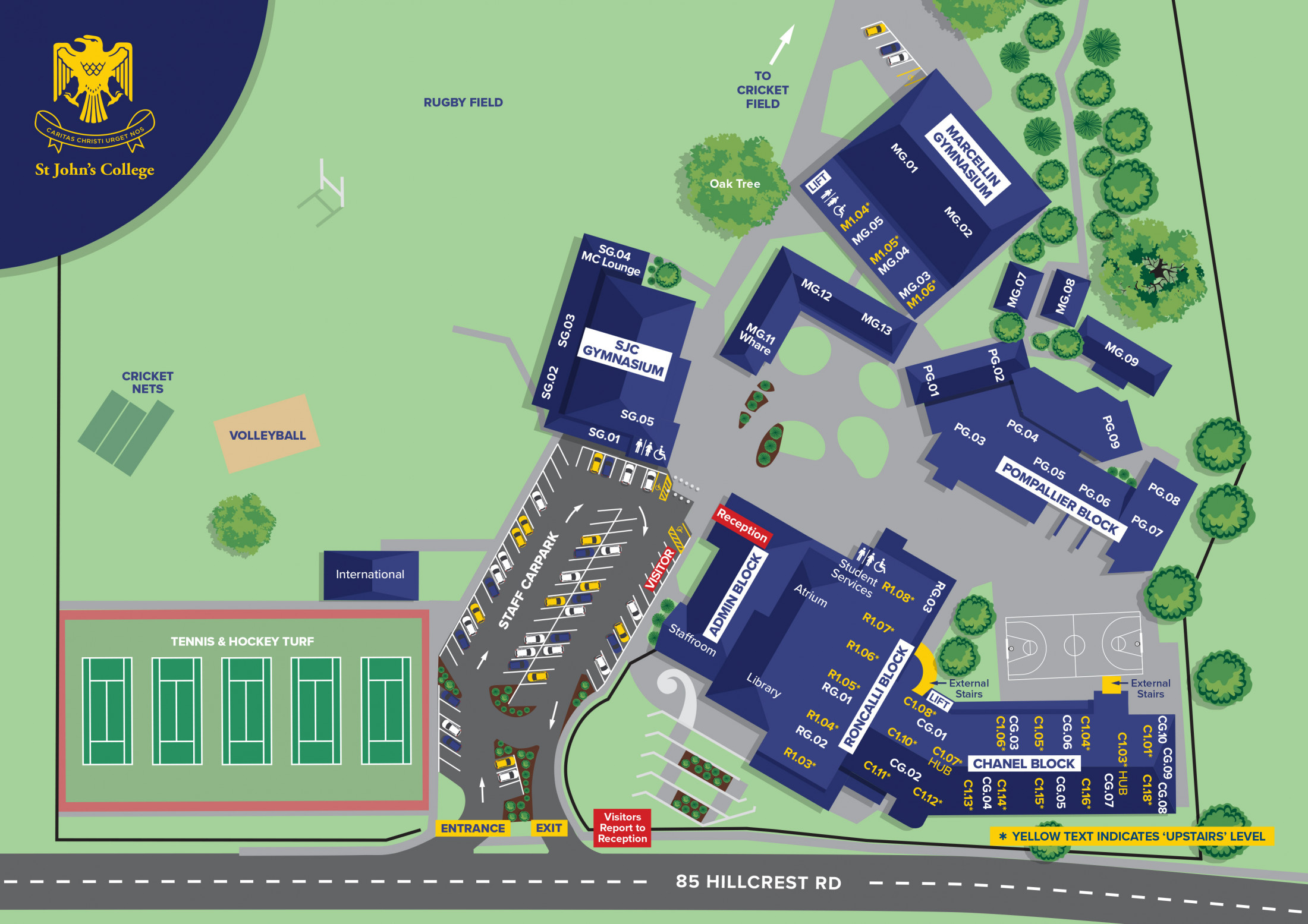 School Map St John S College School Map St John S College
